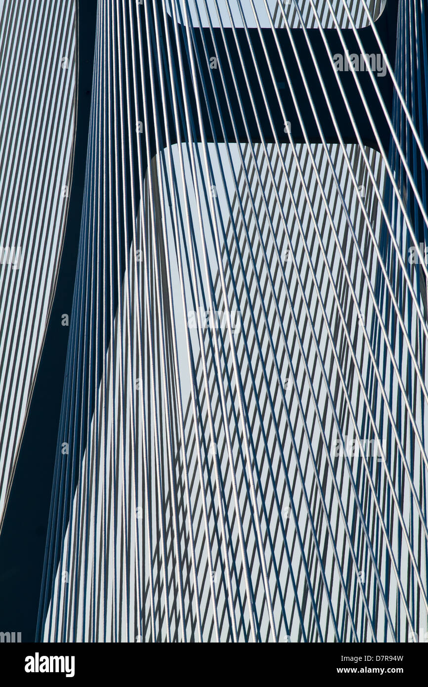 Modern bridge close-up Stock Photo - Alamy