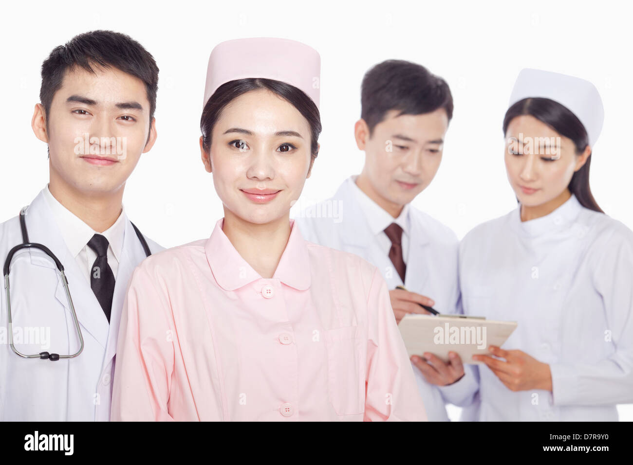 Portrait of four healthcare workers hi-res stock photography and images ...