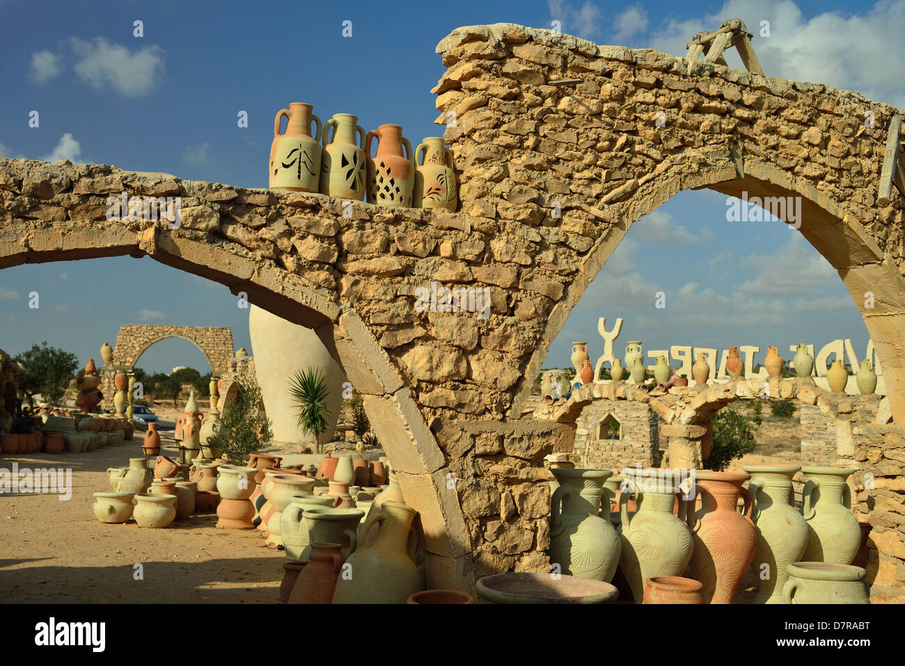 Al Guellala, Djerba, famous for its pottery Stock Photo - Alamy