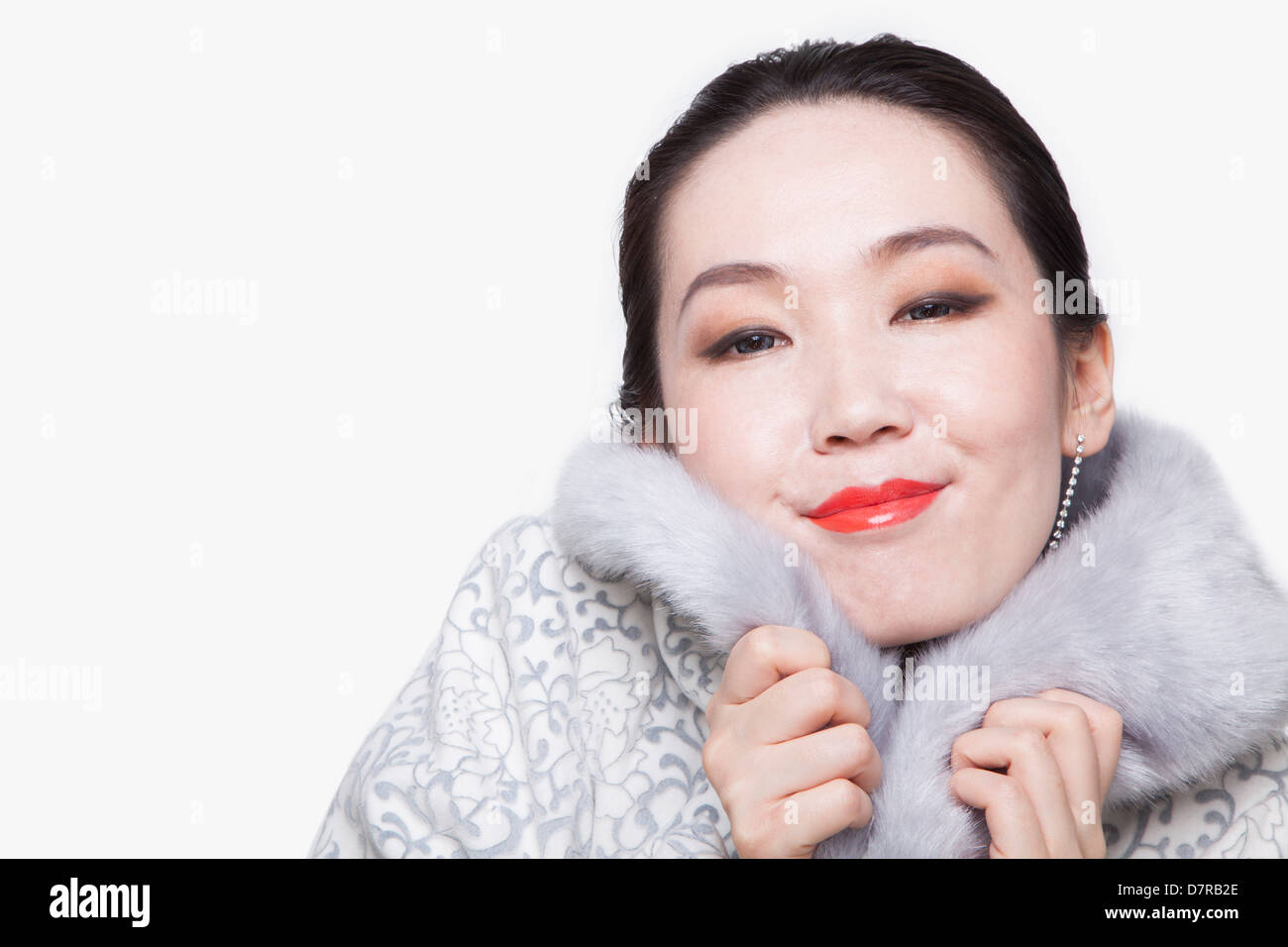 Chinese woman fur coat hi-res stock photography and images - Alamy