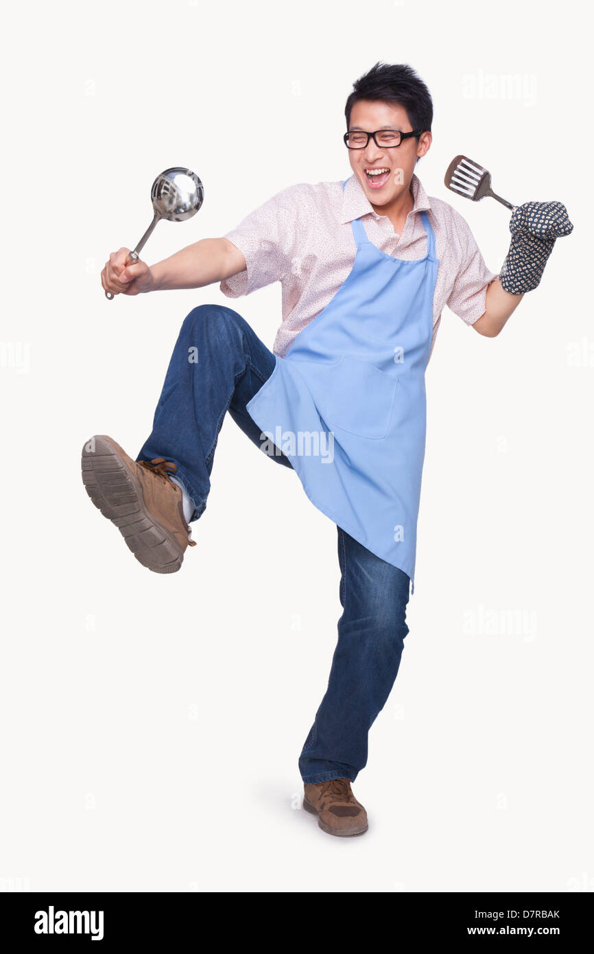 Men cooking Cut Out Stock Images & Pictures - Alamy