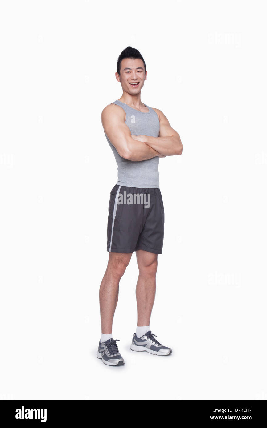 Portrait of athlete Stock Photo - Alamy