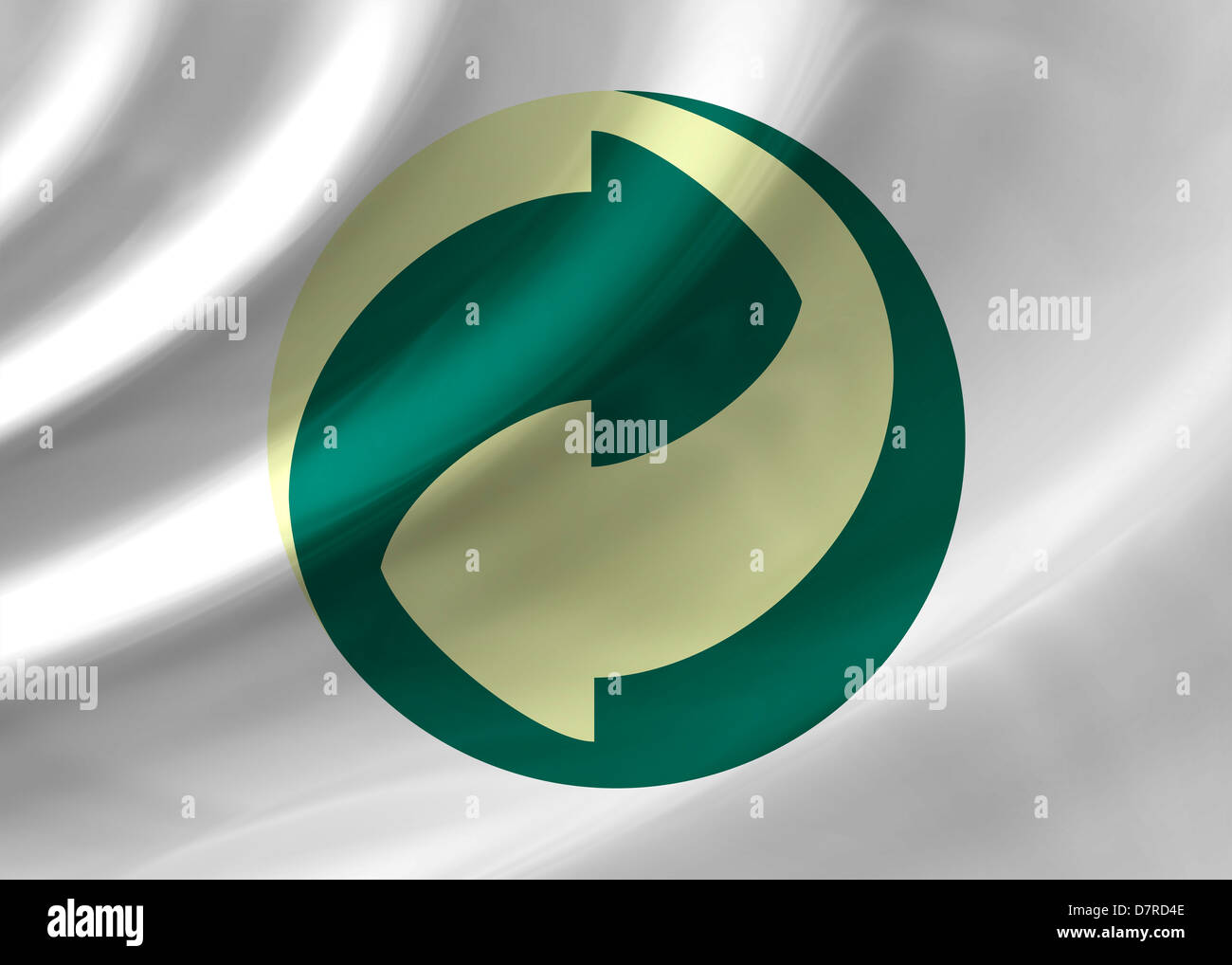 Der Grüne Grune Punkt logo icon flag symbol Stock Photo - Alamy
