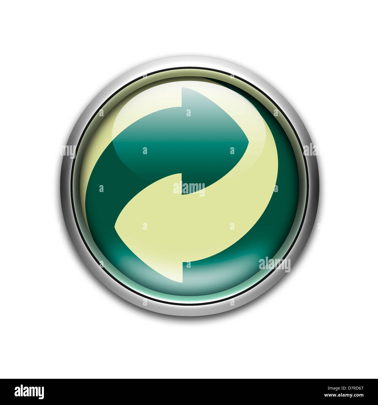 Der Grüne Grune Punkt logo icon flag symbol Stock Photo - Alamy