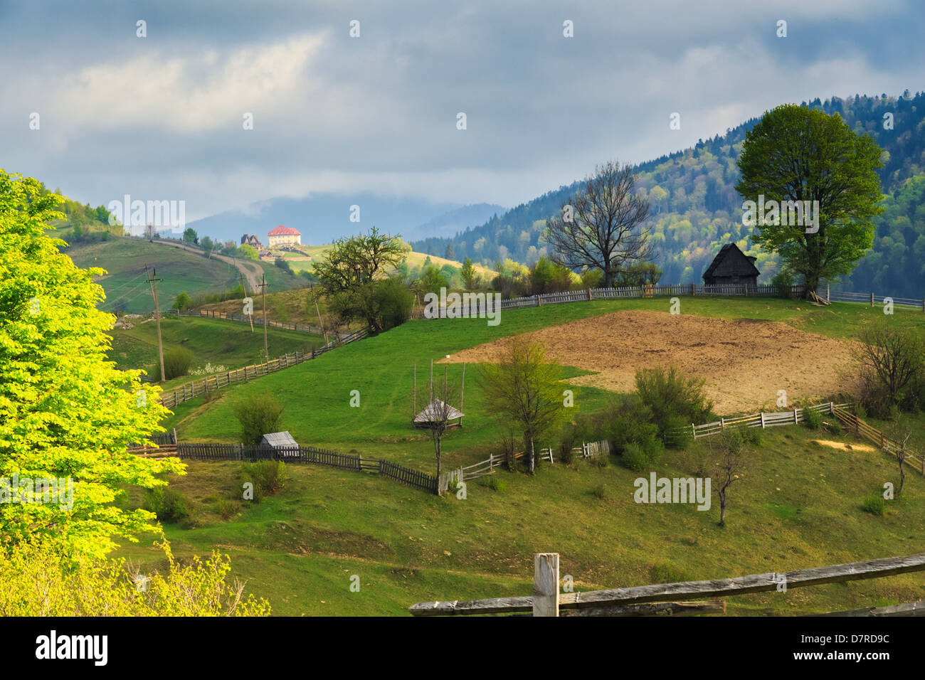 Spring rural landscape farm hi-res stock photography and images - Alamy