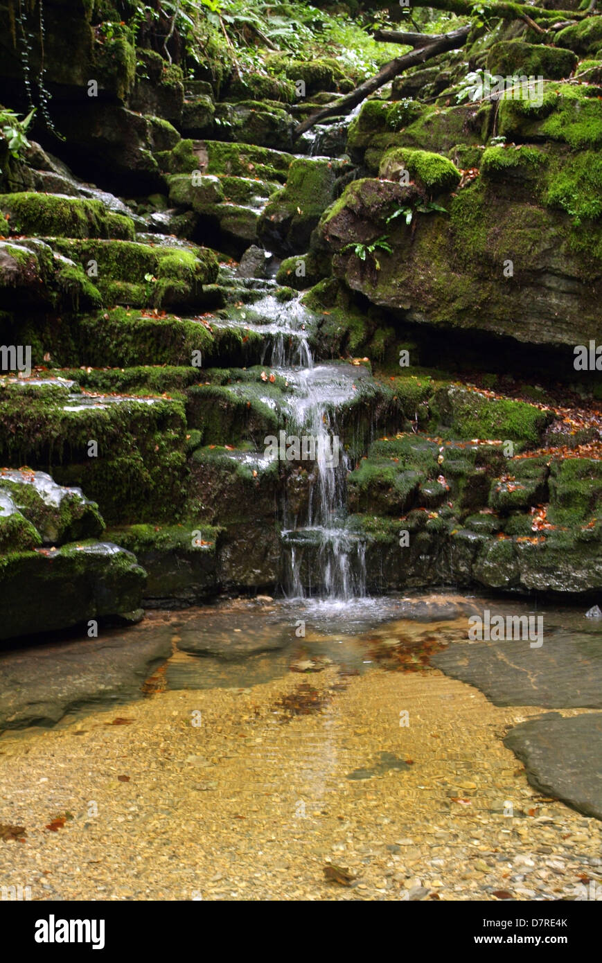 River Breggia on Muggio valley on the italian part of Switzerland Stock ...