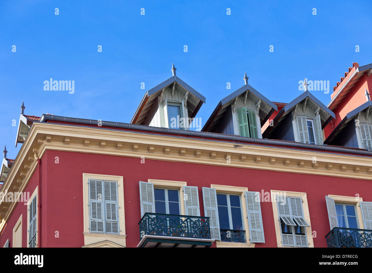 Historical building in the old city center of Nice, France Stock Photo ...