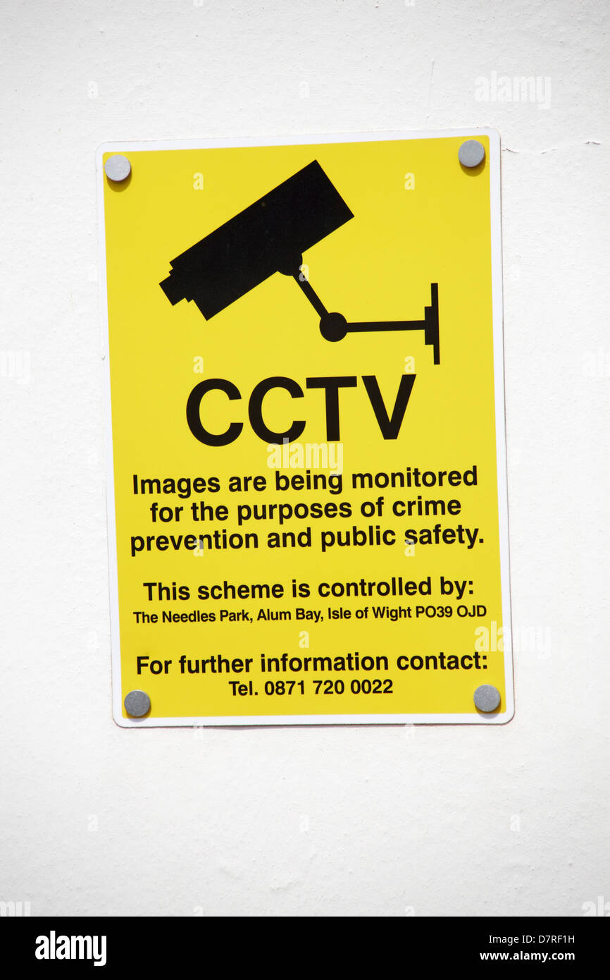 Cctv sign hi-res stock photography and images - Alamy