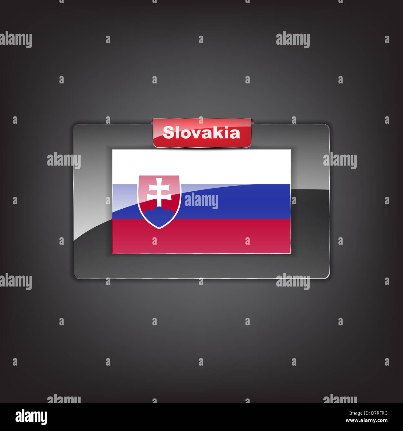 Official flag of slovakia hi-res stock photography and images - Alamy