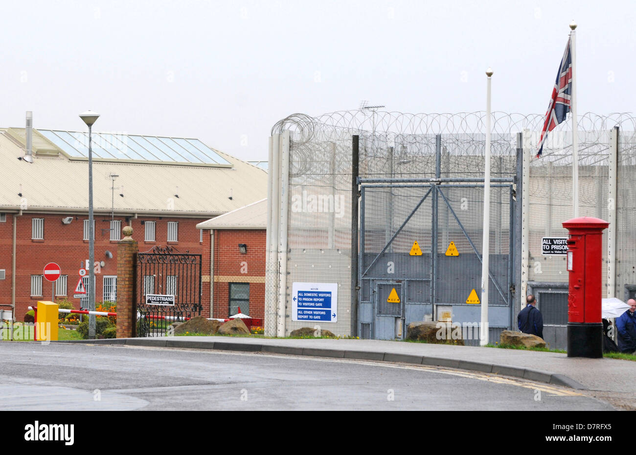 General views of HMP Wealstun Prison at Thorpe Arch near Wetherby, West ...