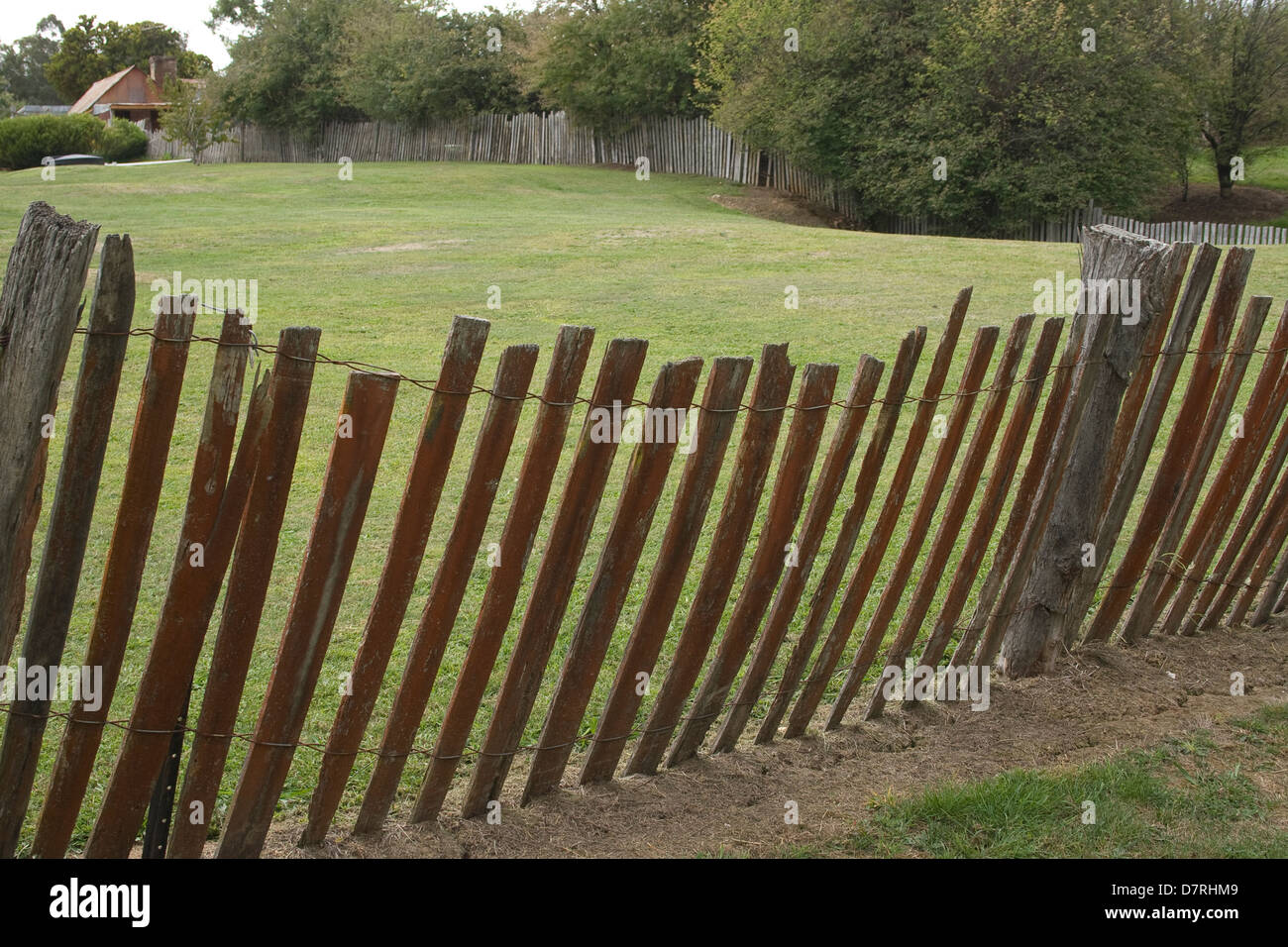 Rickety old fence in a historic town Stock Photo - Alamy