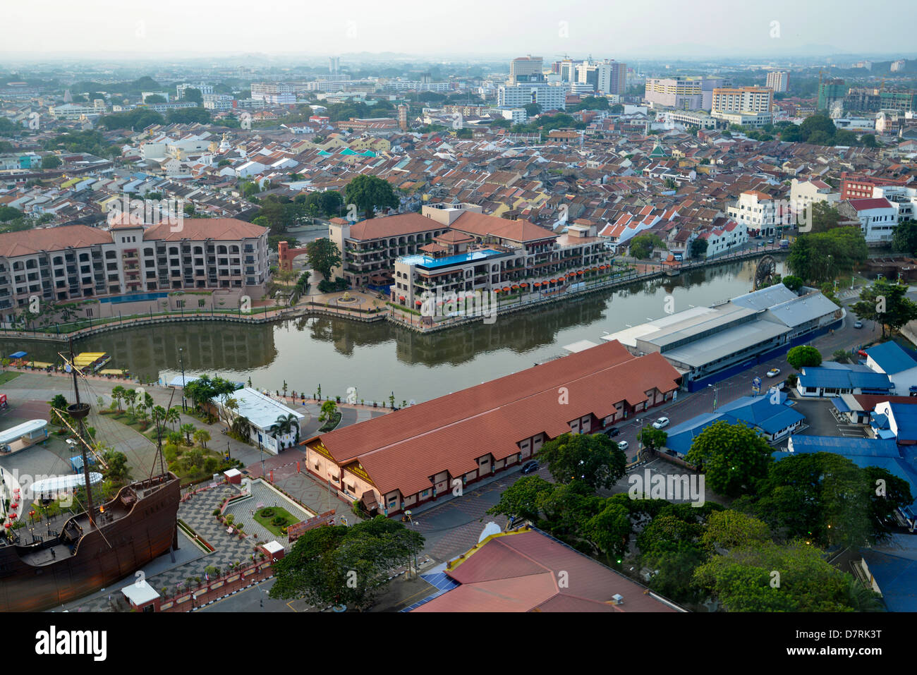 Asia Malaysia Malacca Panoramic view Stock Photo - Alamy