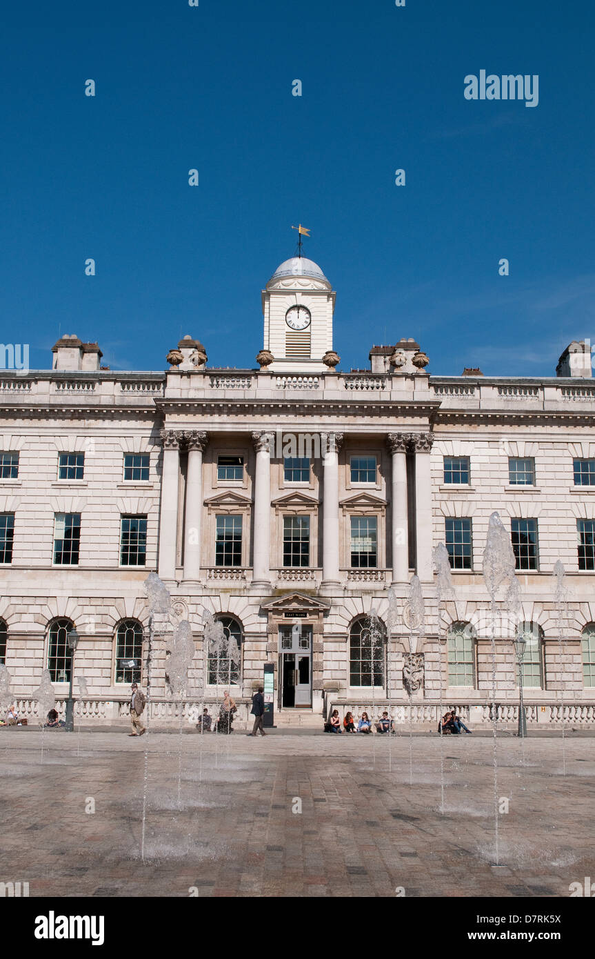 Somerset House Courtyard, London, UK Stock Photo - Alamy