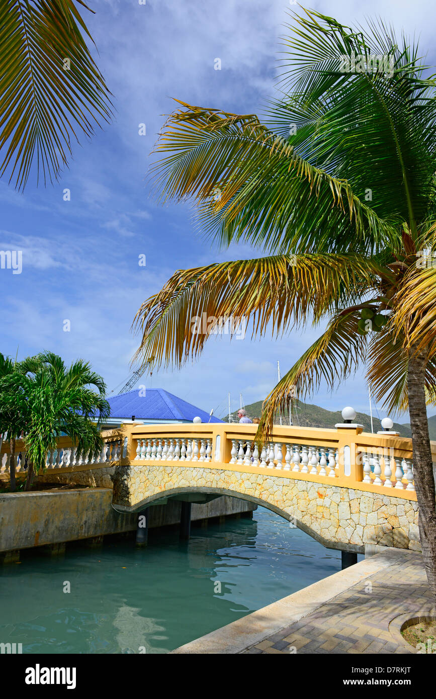 Philipsburg Pedestrian Bridge St. Martin Maarten Caribbean Island ...