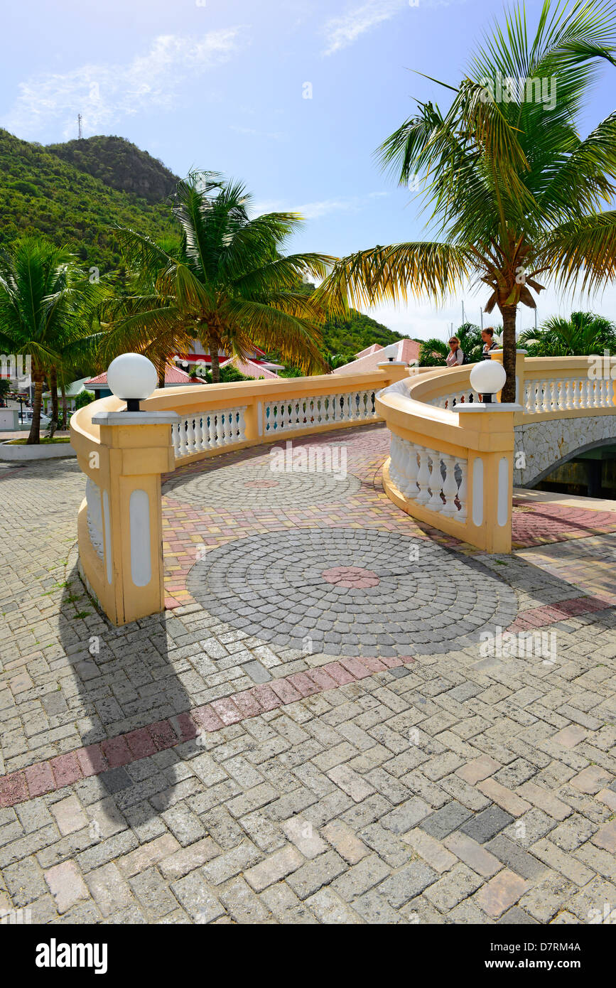 Philipsburg Pedestrian Bridge St. Martin Maarten Caribbean Island ...