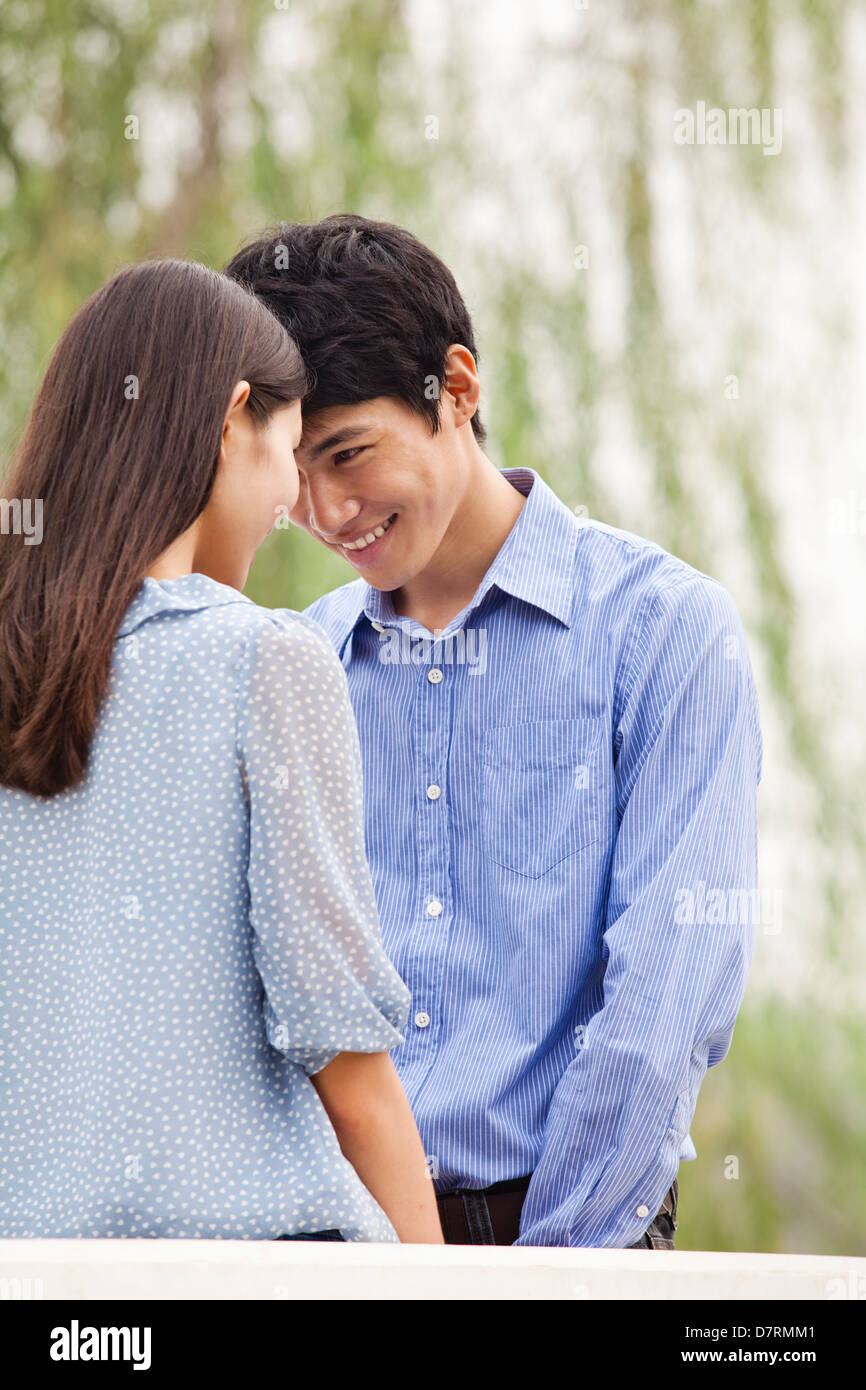 Two men foreheads touching hi-res stock photography and images - Alamy