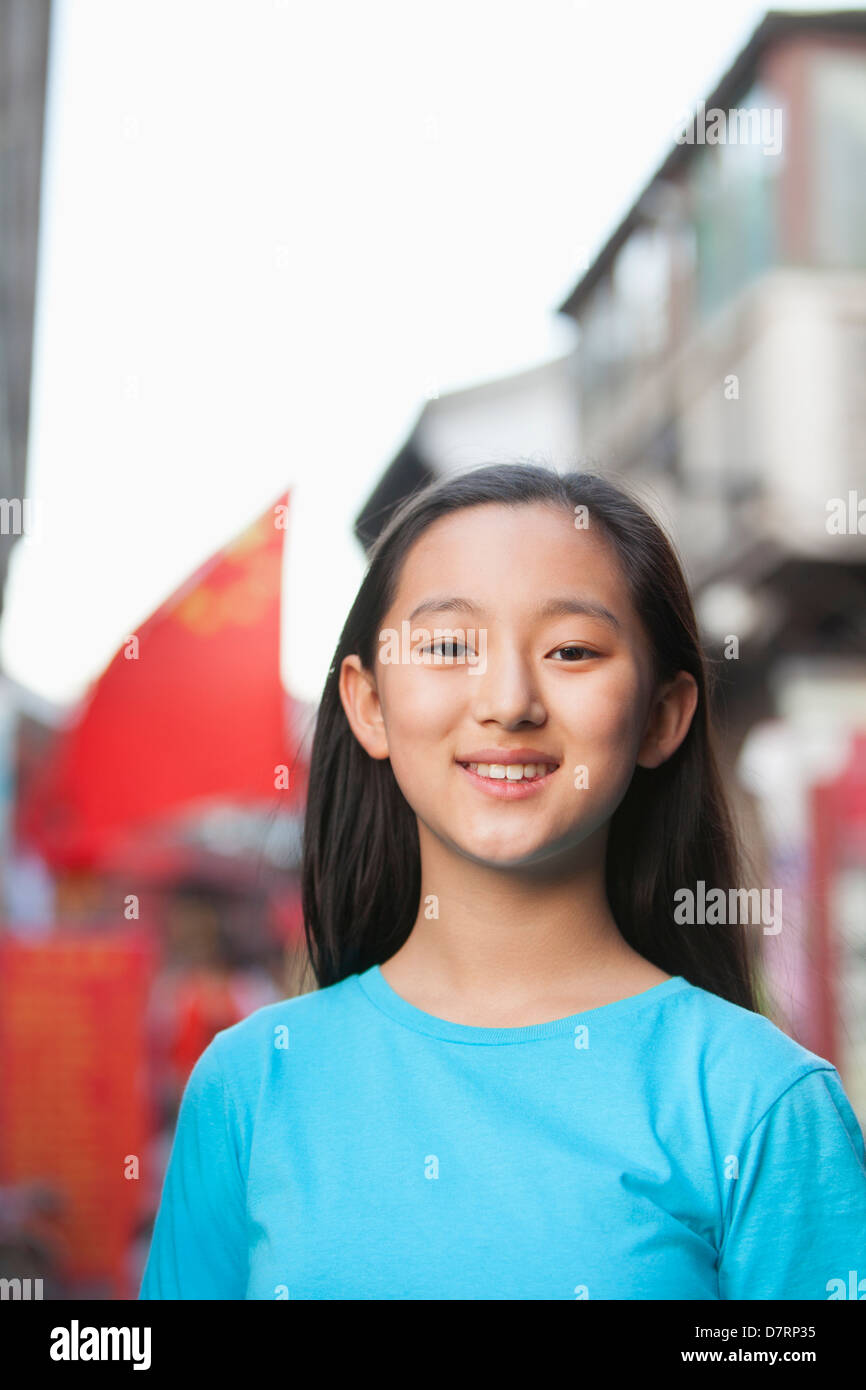 China beijing girls in street hi-res stock photography and images - Alamy