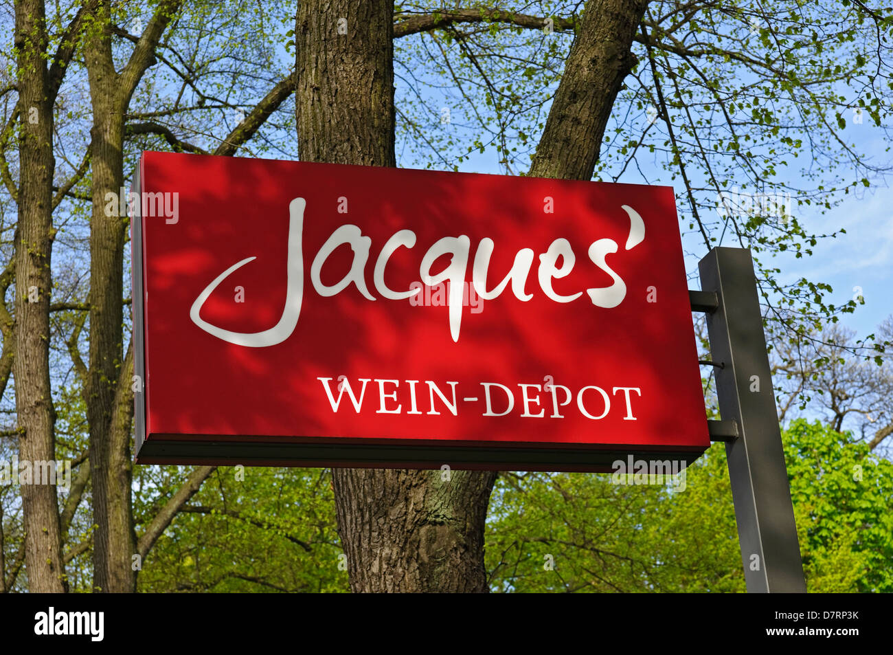 Jacques Wein Depot sign, Germany Stock Photo - Alamy