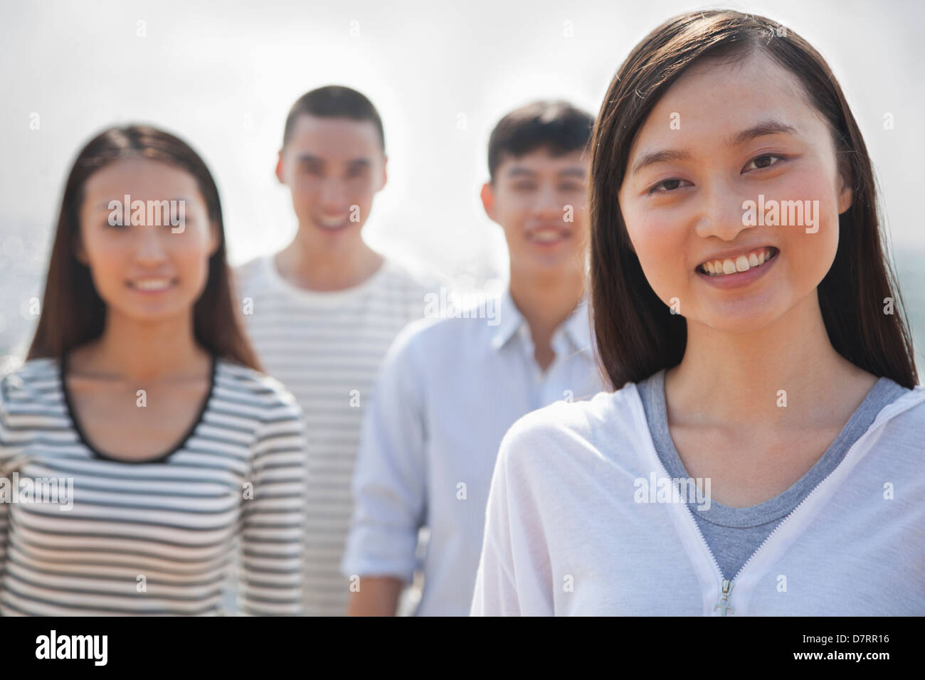 Chinese woman relaxing on the beach hi-res stock photography and images ...