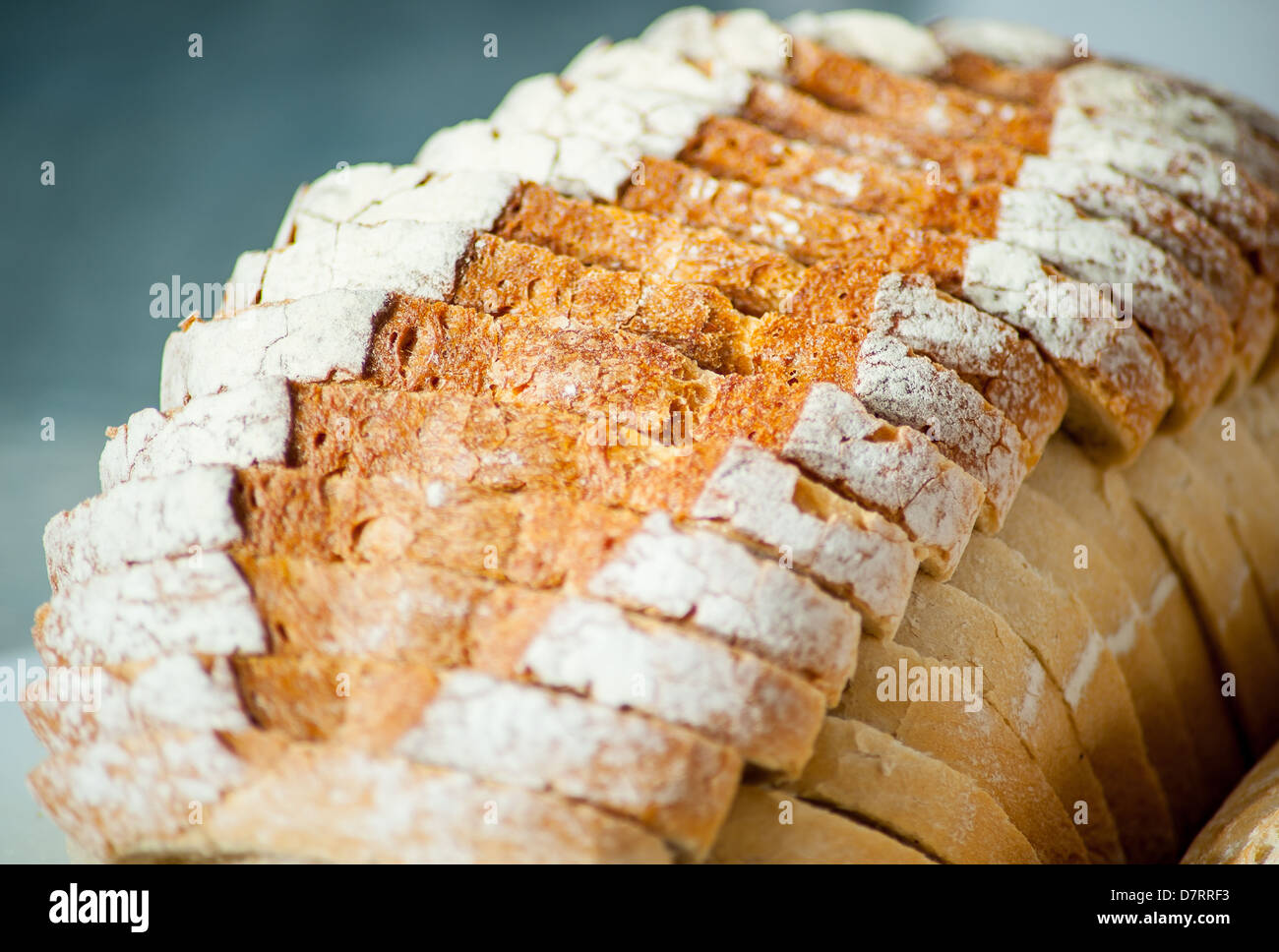 Fresh crusty white bread Stock Photo - Alamy