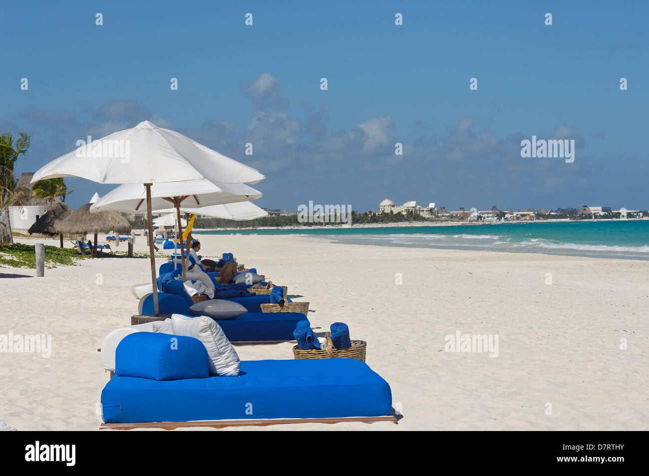 Maroma beach. Caribe. Quintana Roo state. Mayan Riviera. Yucatan ...