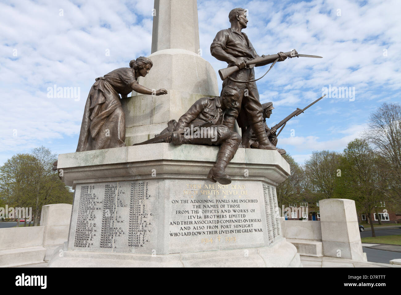 War Memorial, Port Sunlight Stock Photo - Alamy
