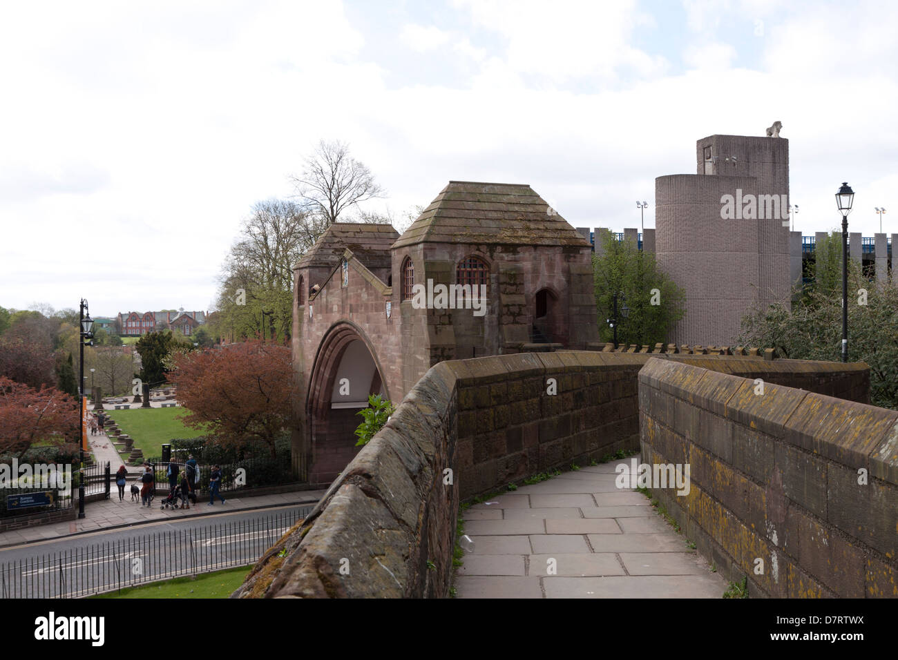 Newgate arch in Chester Stock Photo - Alamy