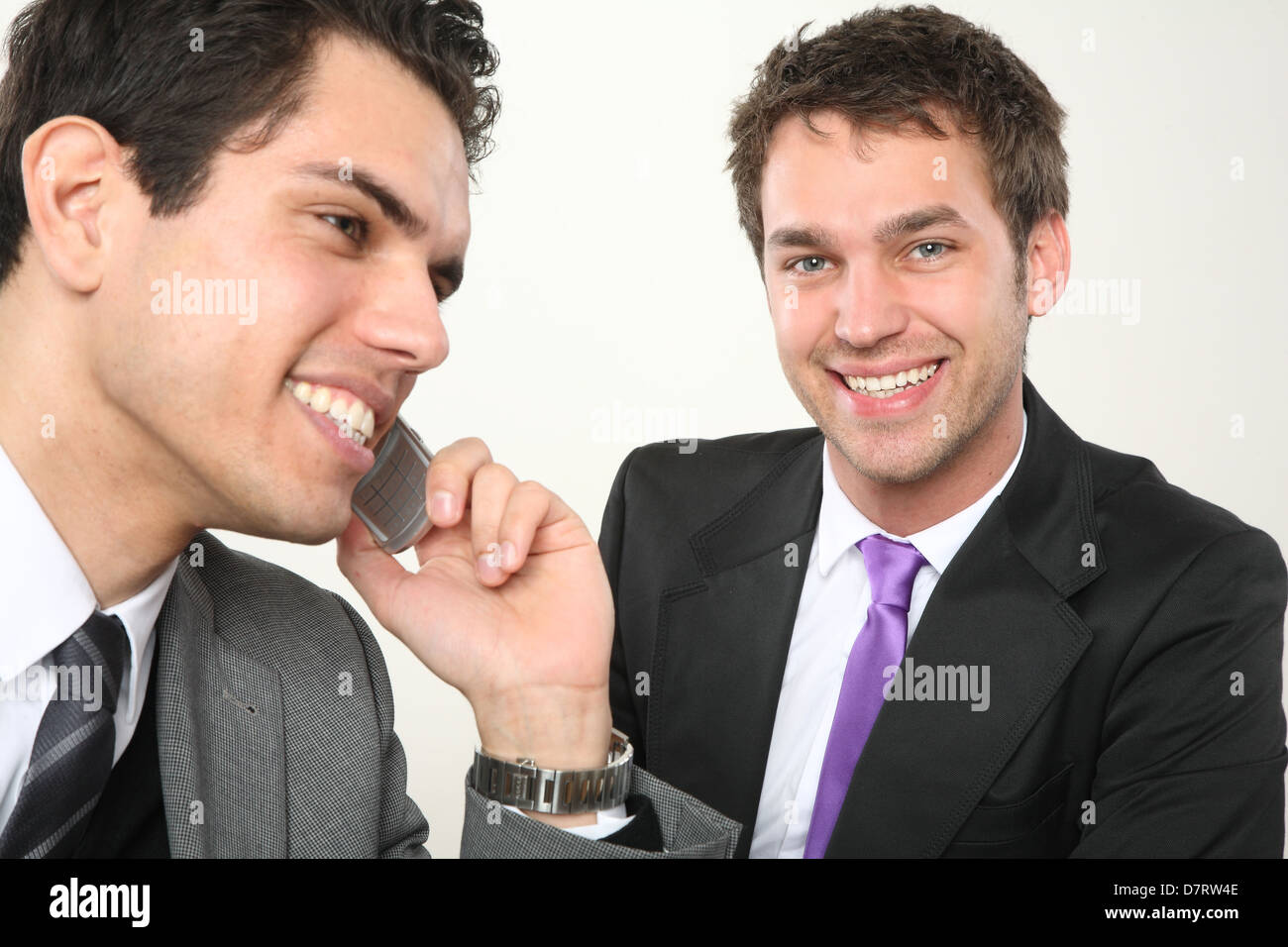 two business man Stock Photo - Alamy