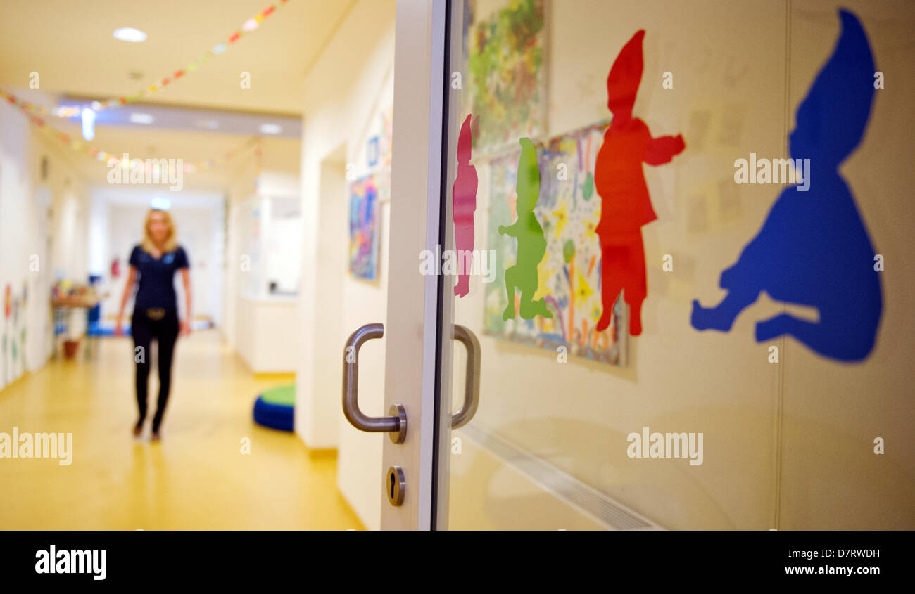 View of the entrance and hallway at daycare centre 'Wichtel Akademie ...