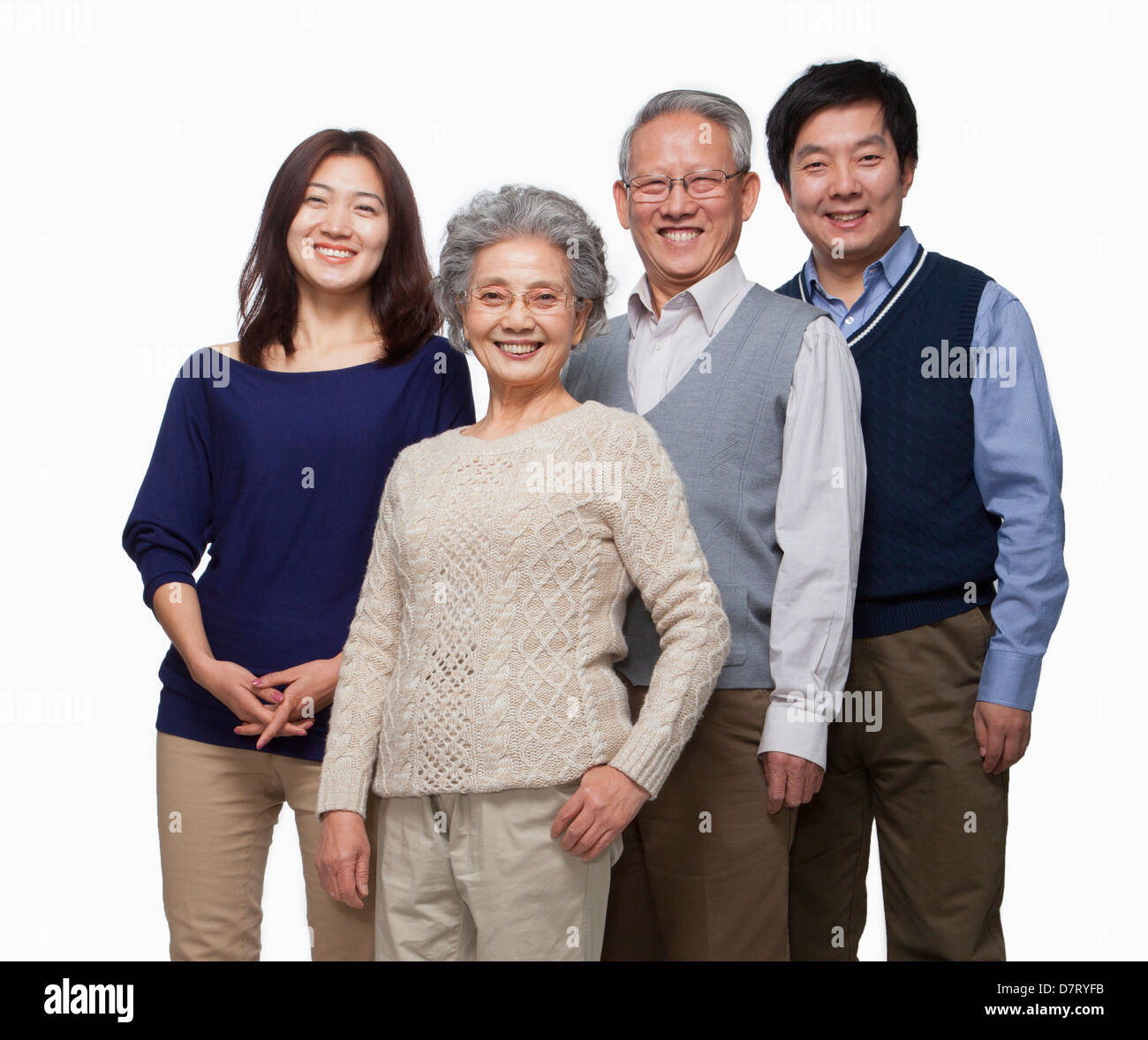 Multi generation family portrait Stock Photo - Alamy