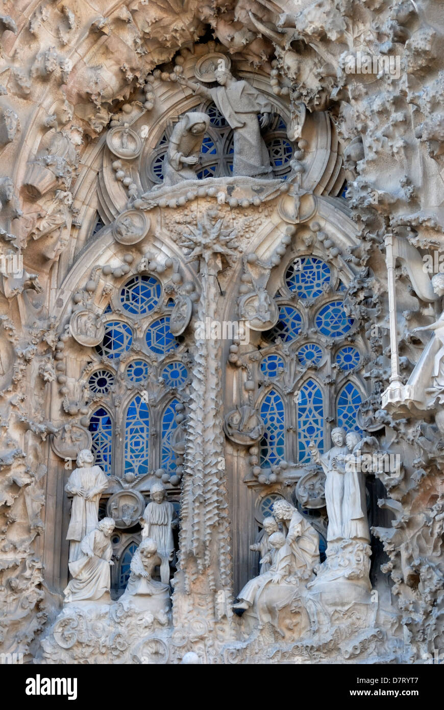 Nativity facade sagrada familia hi-res stock photography and images - Alamy