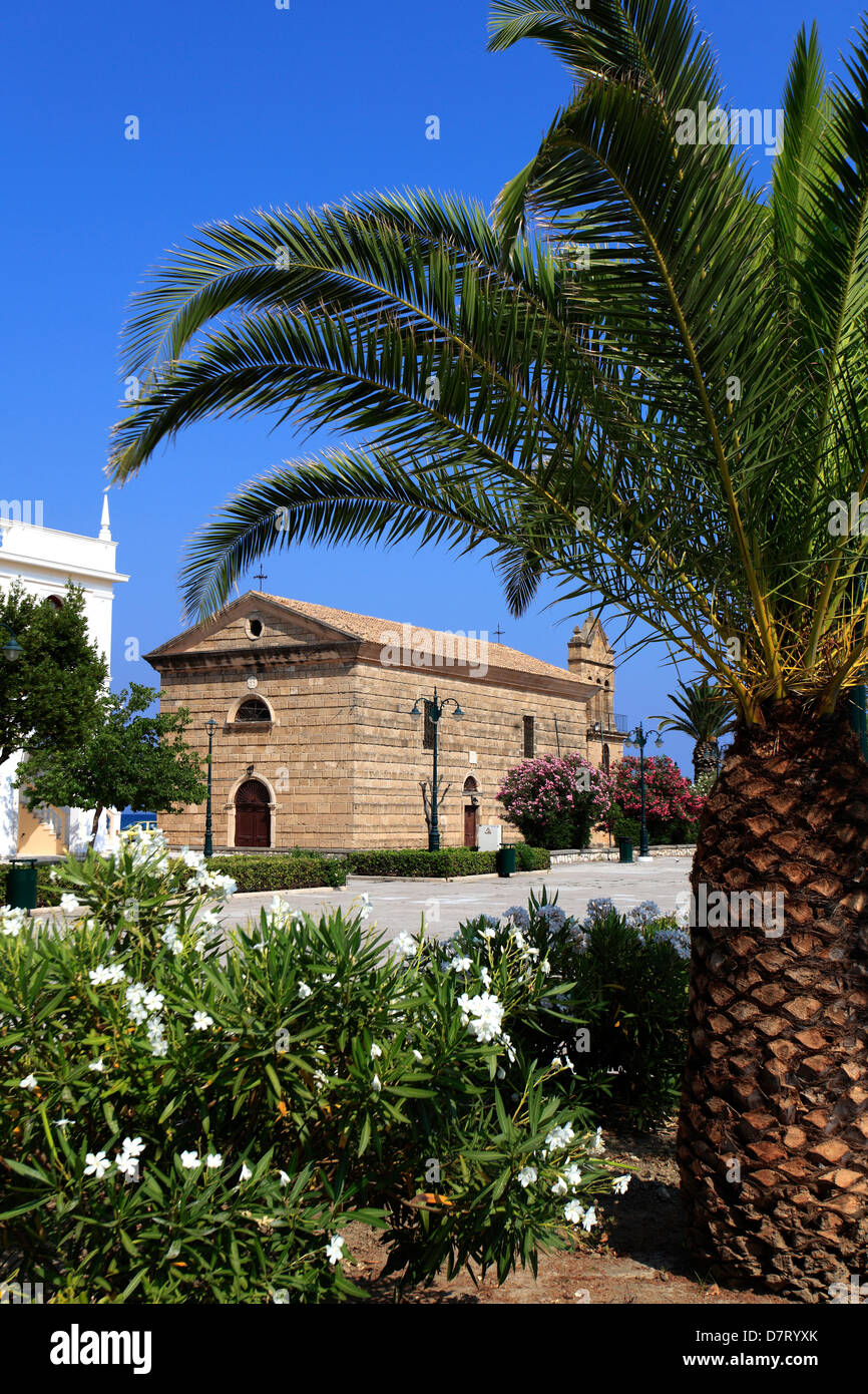 View over Solomos Square, Zakynthos town, Zakynthos Island, Zante ...