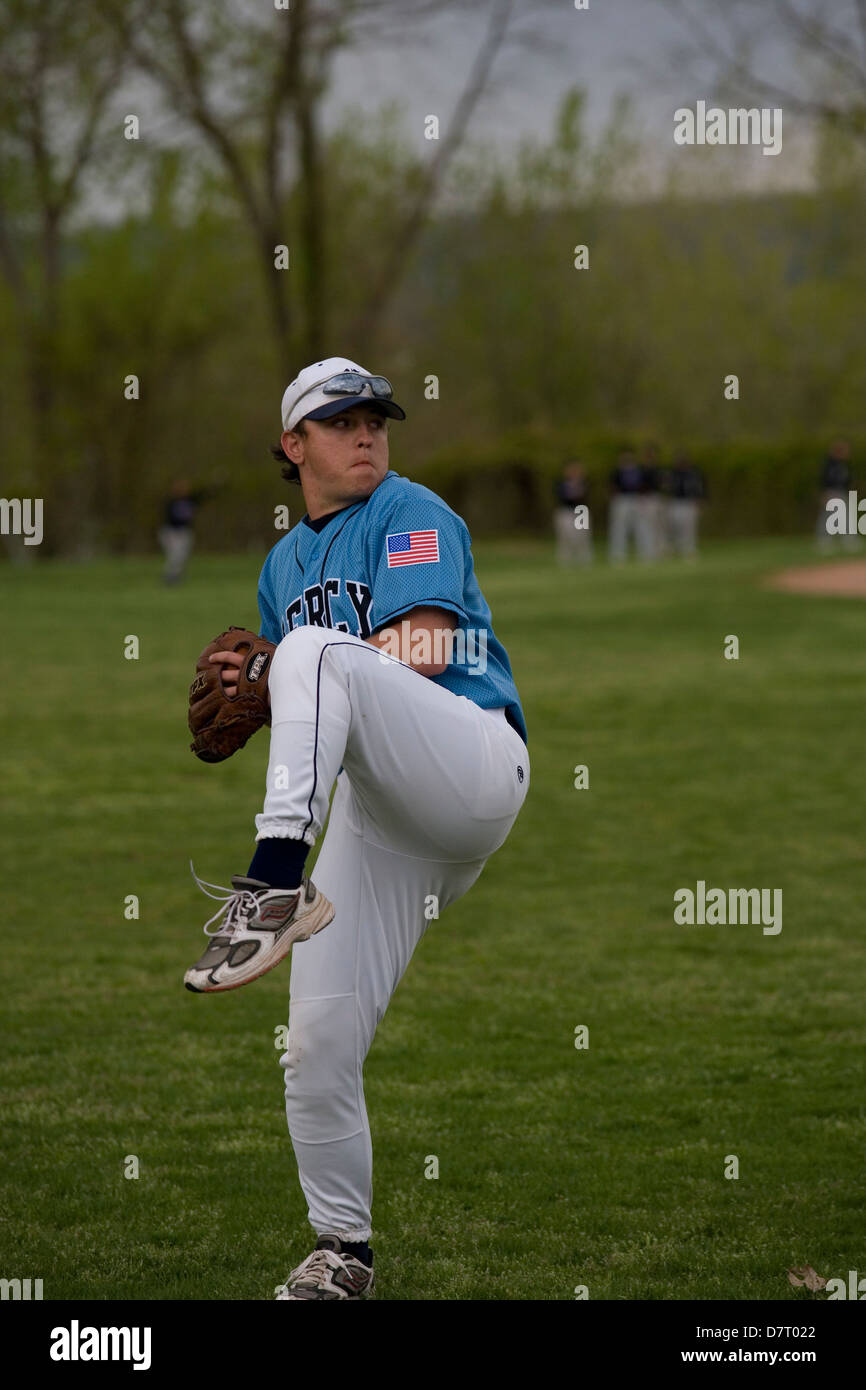 US College baseball game Stock Photo - Alamy