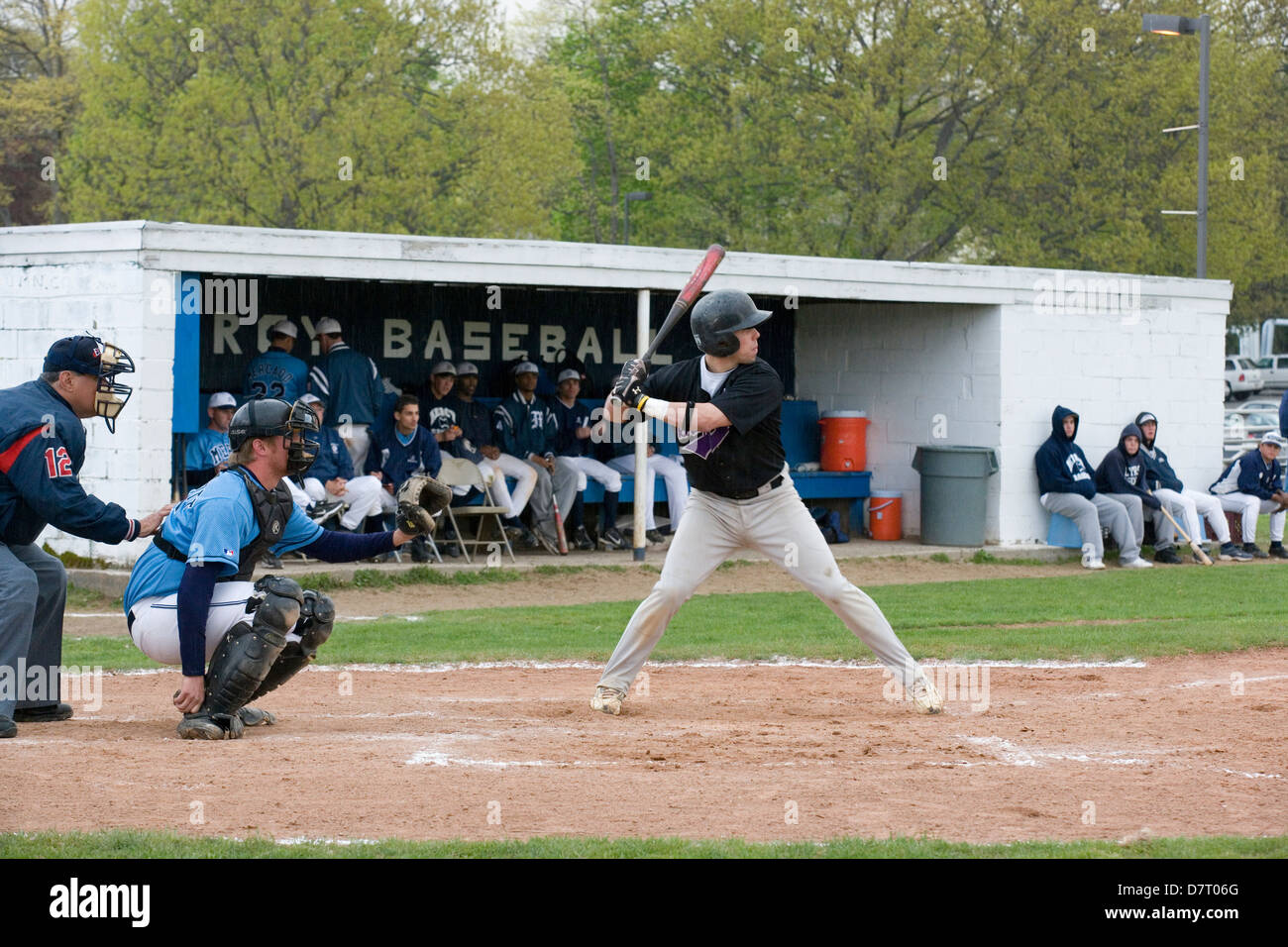 US College baseball game Stock Photo - Alamy