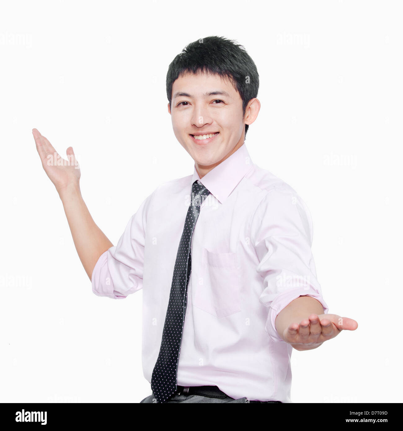 Businessman arms outstretched dancing hi-res stock photography and ...