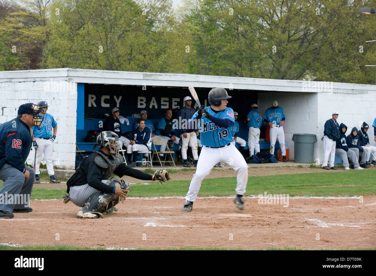 US College baseball game Stock Photo - Alamy