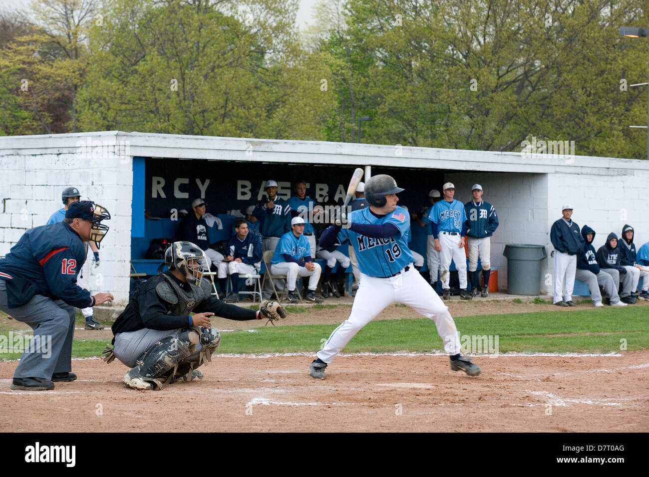 US College baseball game Stock Photo - Alamy