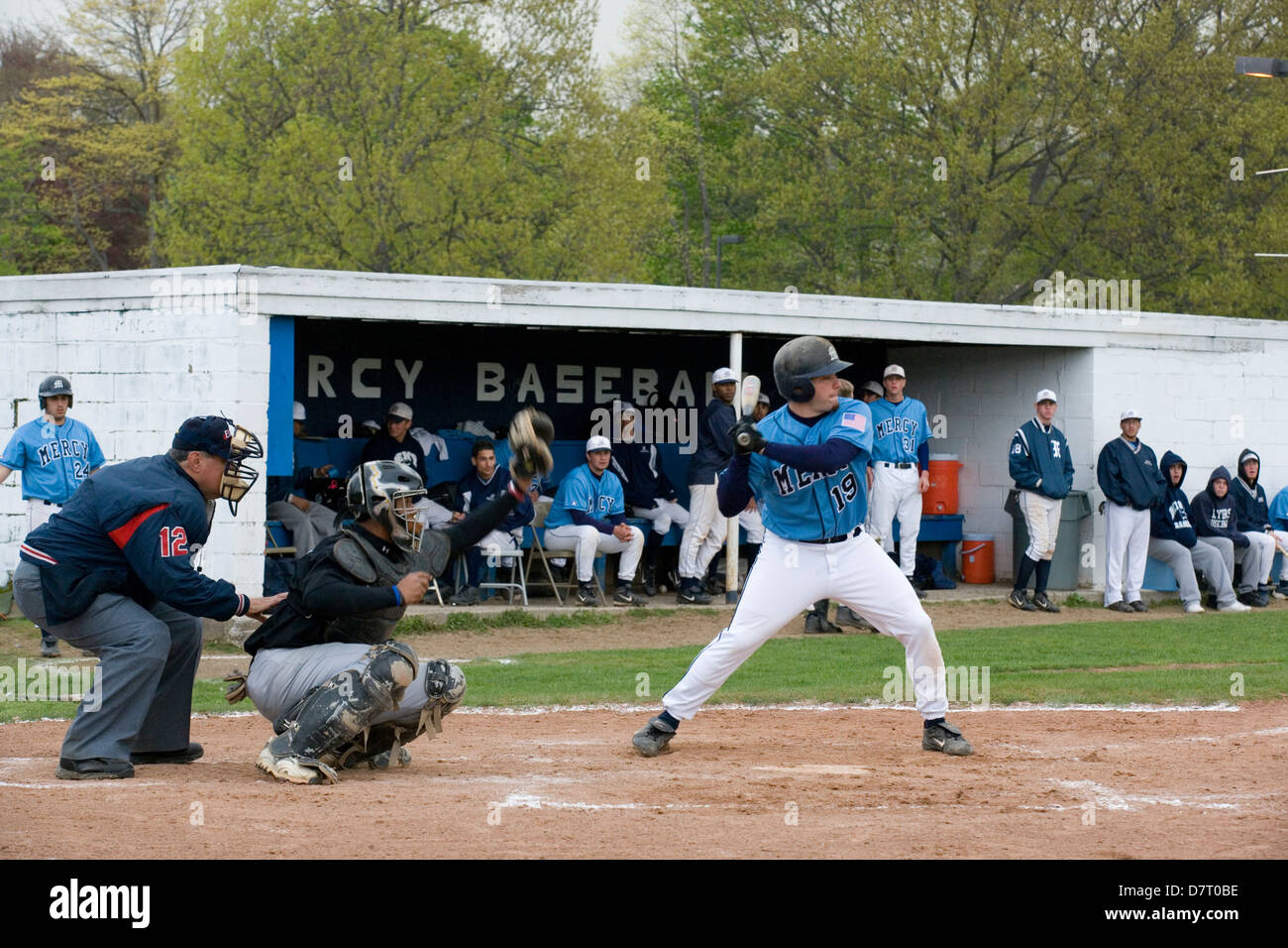 US College baseball game Stock Photo - Alamy