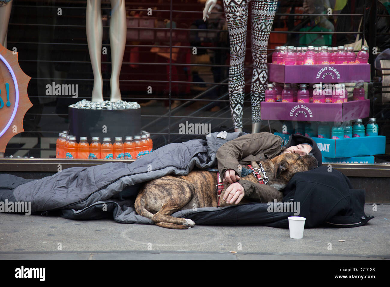 Homeless Man Dog In London High Resolution Stock Photography and Images ...