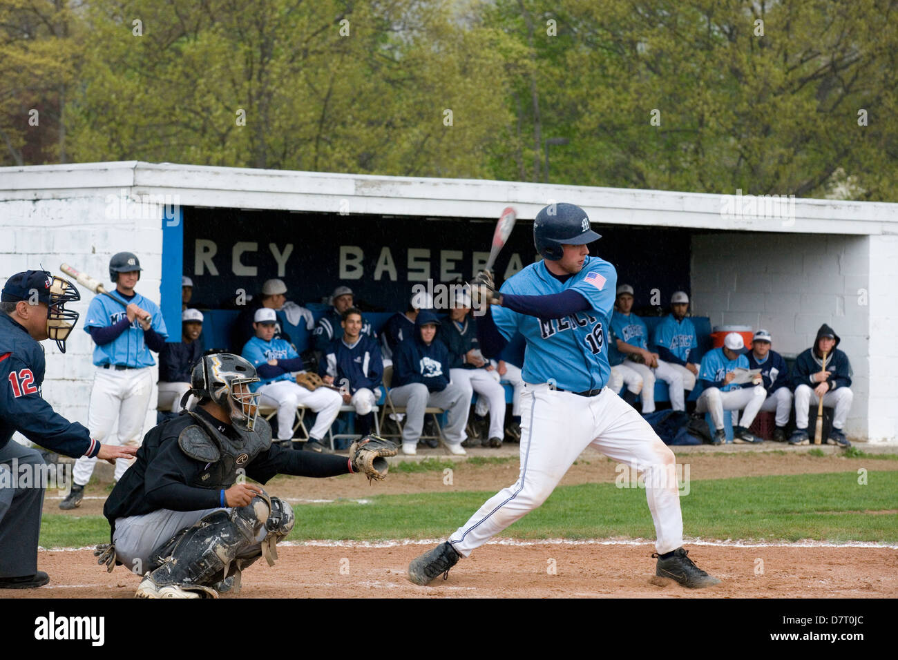 US College baseball game Stock Photo - Alamy