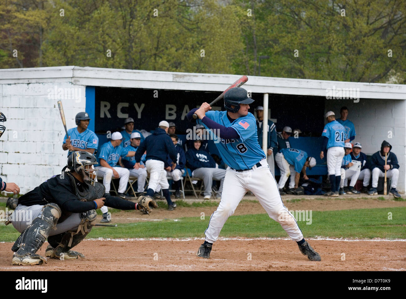 US College baseball game Stock Photo - Alamy