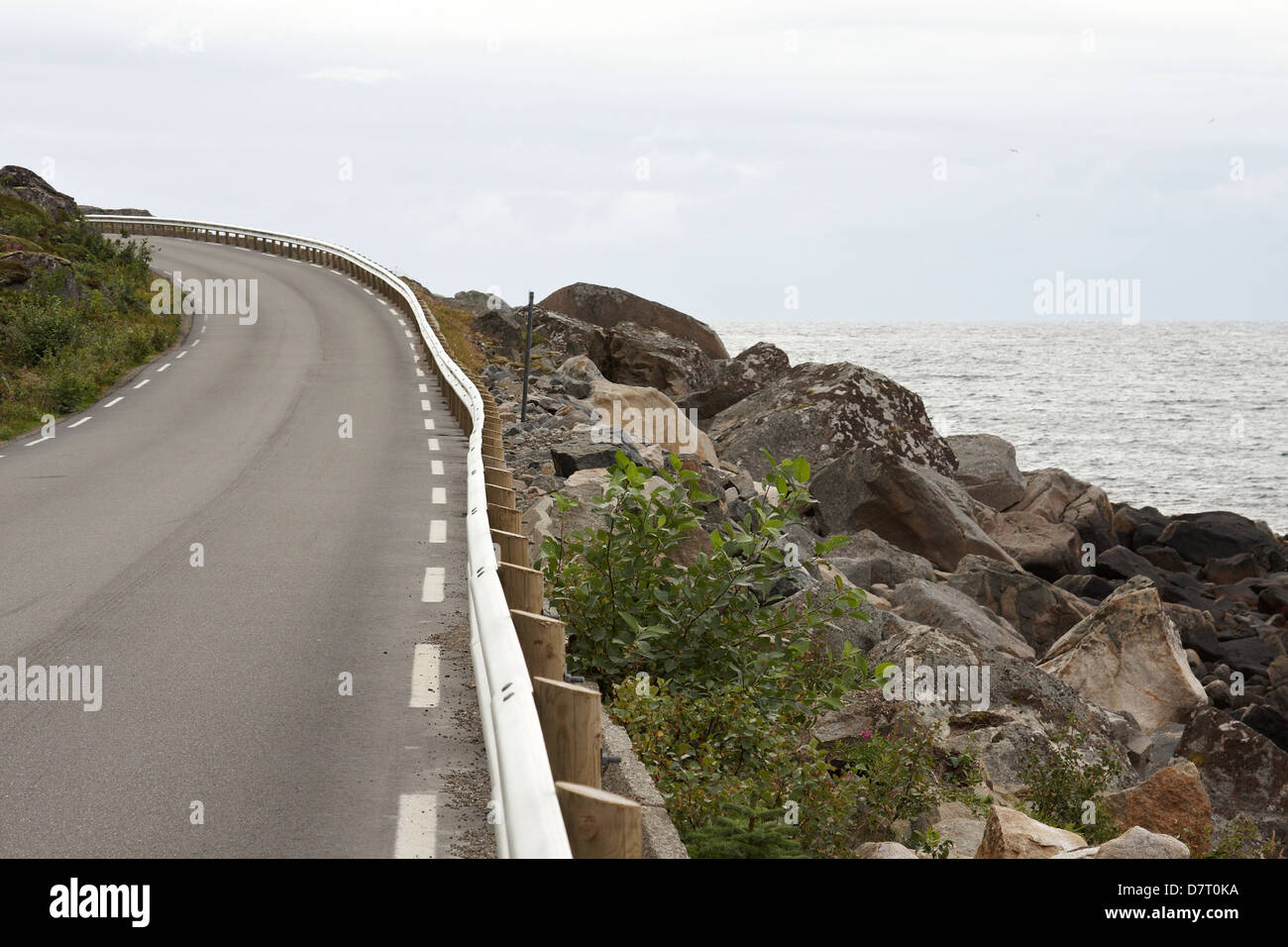 Scenic road in northern Norway Stock Photo - Alamy