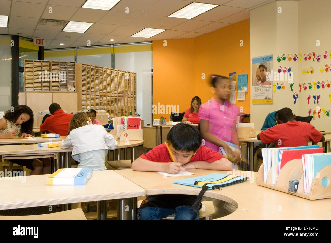 young students in classroom Stock Photo - Alamy