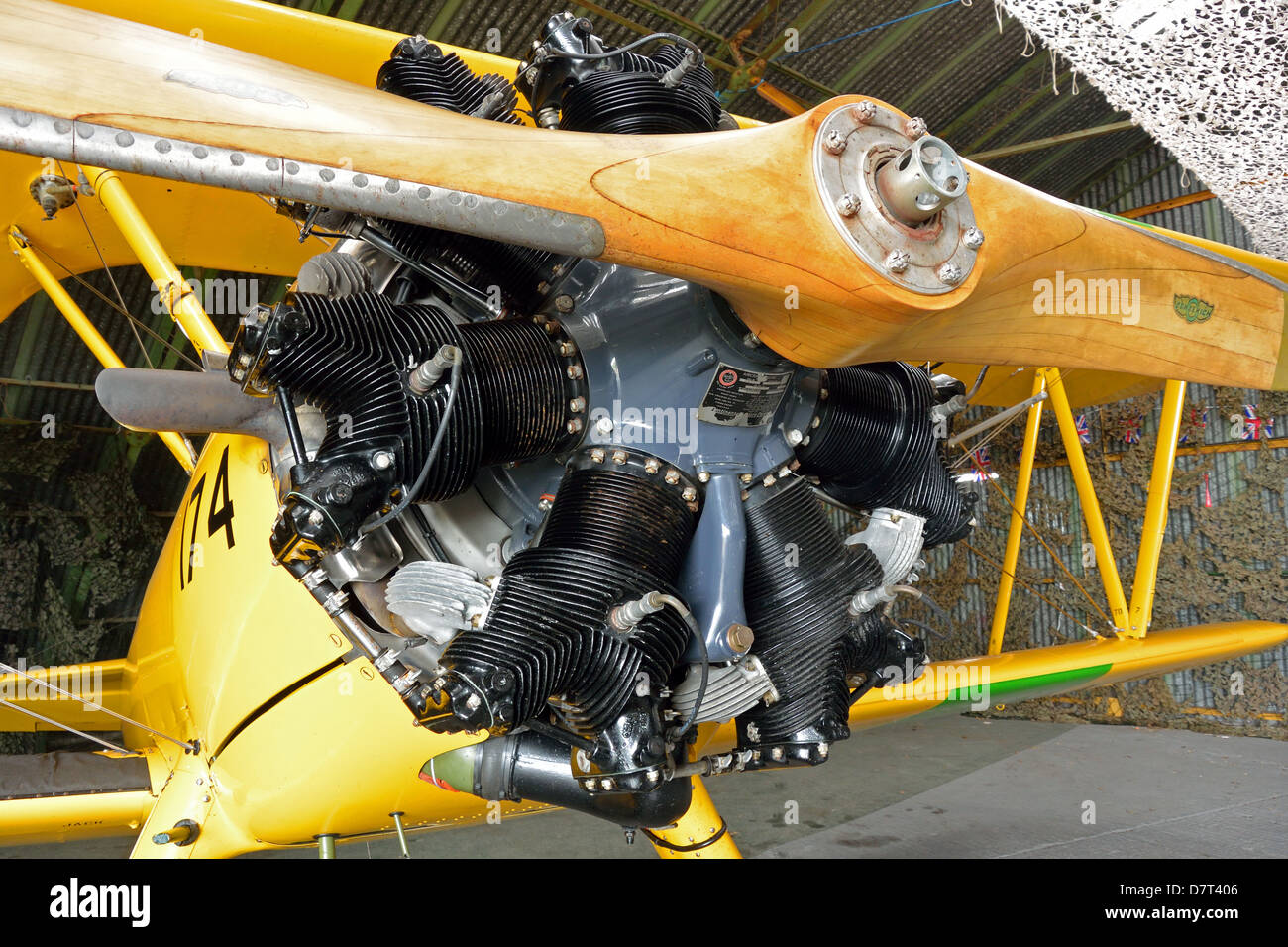 Boeing stearman engine propeller hi-res stock photography and images ...