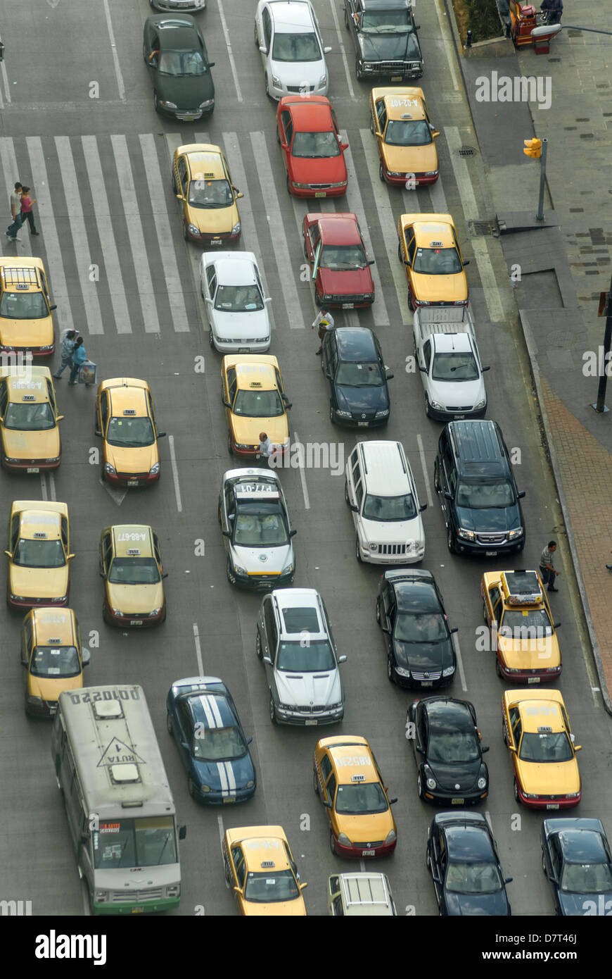 Mexico, Federal District, Mexico City, view from the Tower Latino ...