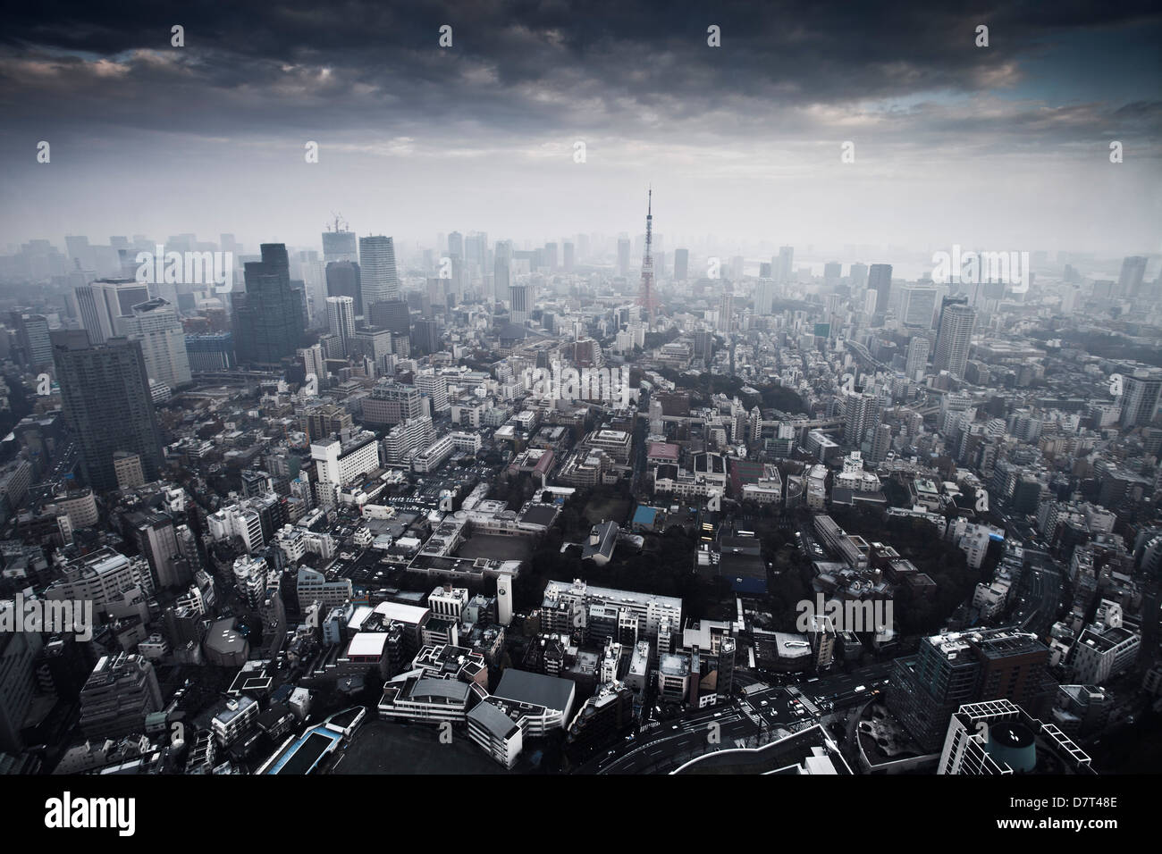 View from the viewing deck of Roppongi Hills Mori Tower, Roppongi ...