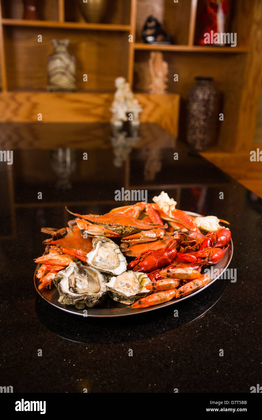 Food crab food display hi-res stock photography and images - Alamy