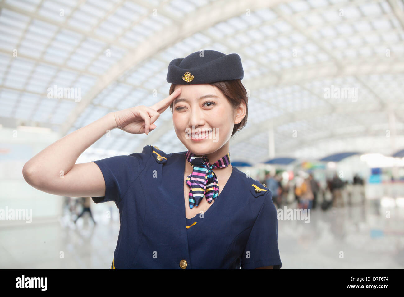 Stewardess High Resolution Stock Photography and Images - Alamy