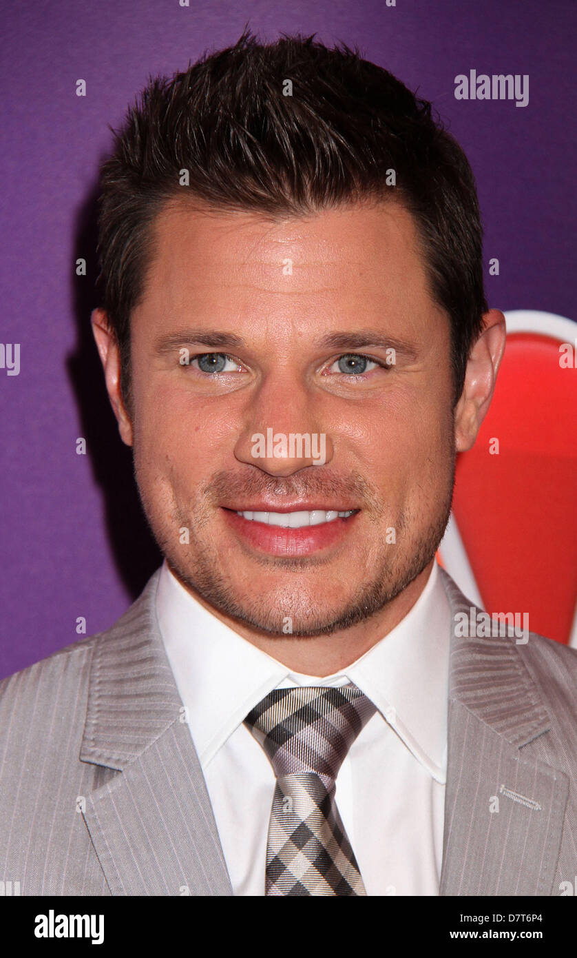 New York, USA. 13th May, 2013. NICK LACHEY attends the 2013 NBC Upfront ...