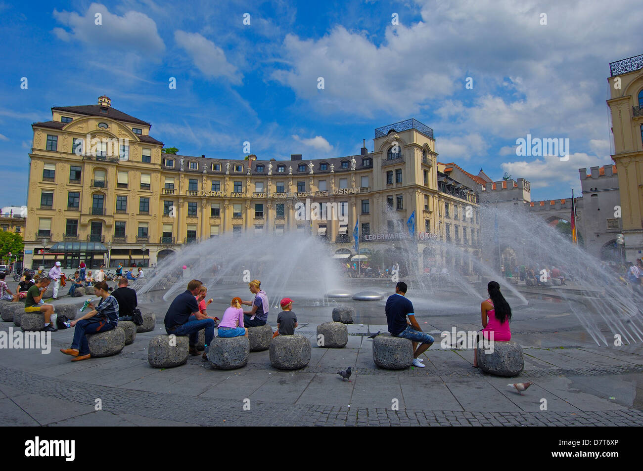 Karlsplatz , Munich, Bavaria, Germany, Europe Stock Photo - Alamy